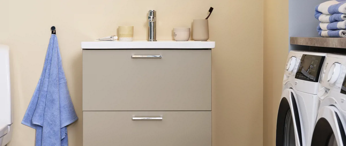 Badrumsexempel - Free 600 sandbeige